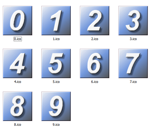 Cranial Soup: Number Icons (CC-BY)